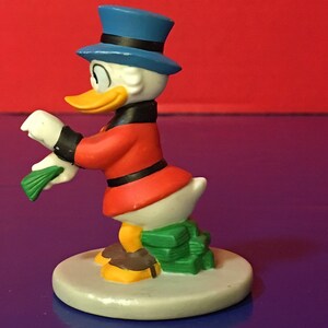 Vintage Disney Character “uncle Scrooge” Mini Porcelain Figurine - Etsy