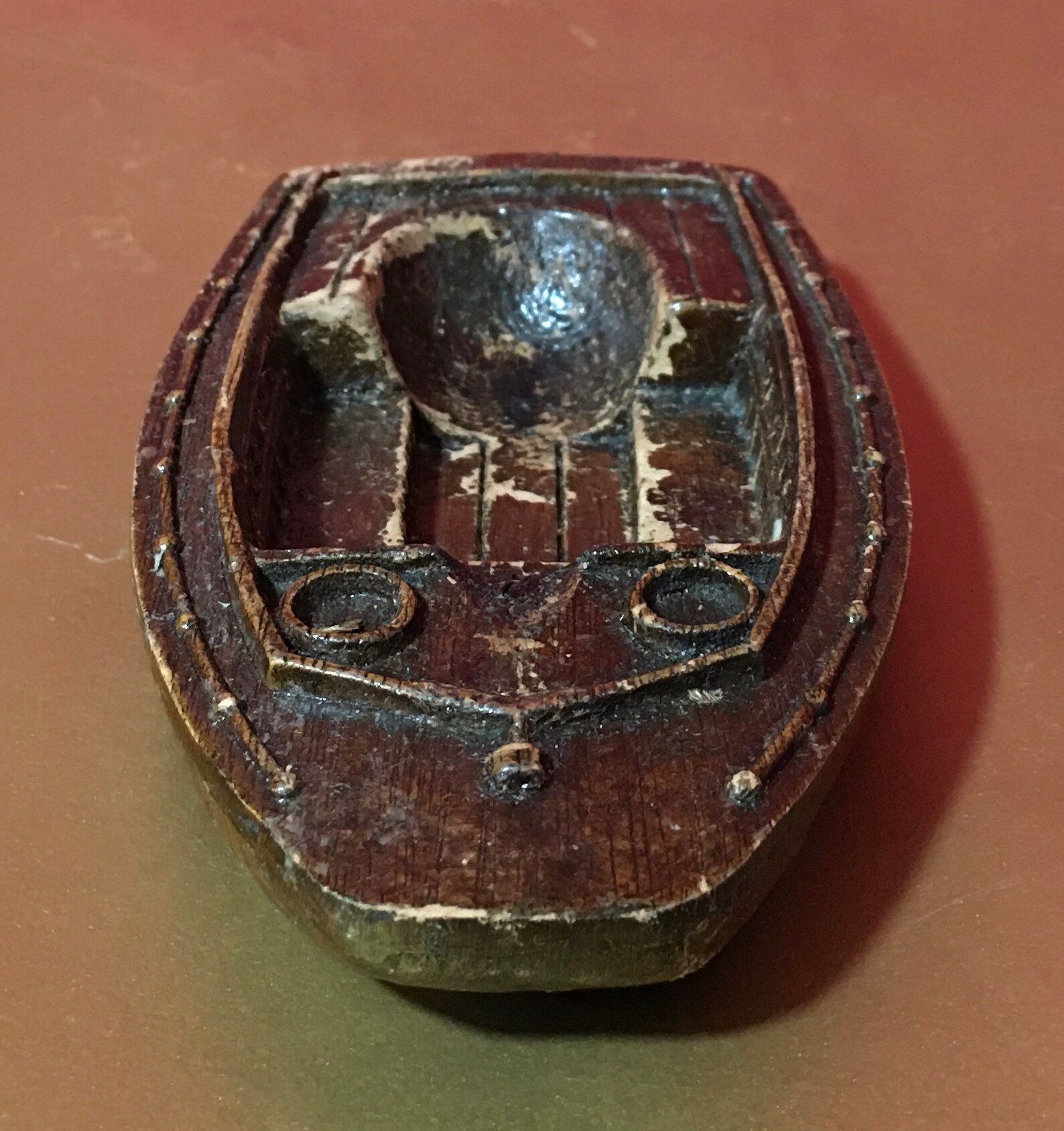 Vintage 1940’s Syroco Row Boat Cast Resin - Etsy