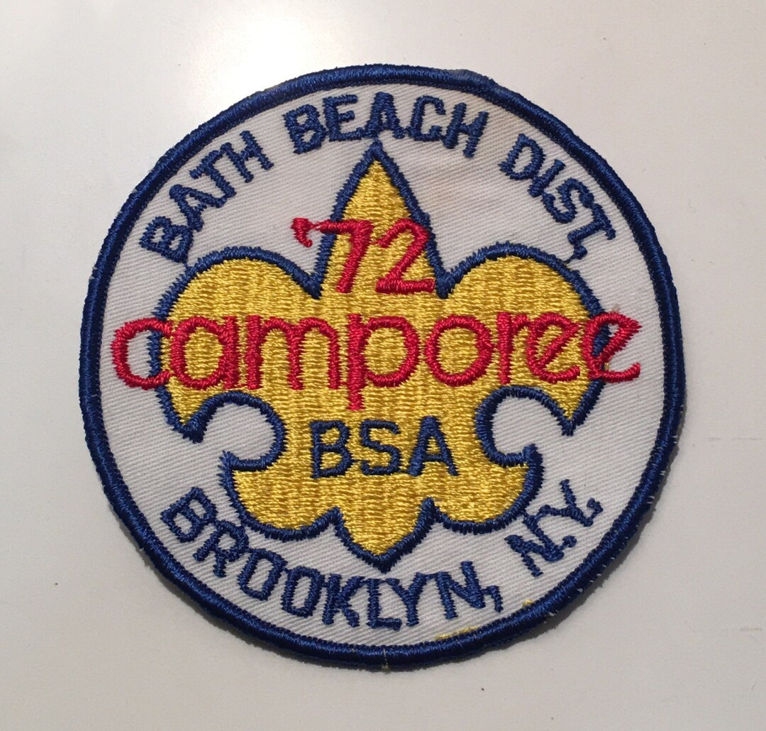 Vintage Bath Beach Dist. '72 Camporee BSA Brooklyn, N.Y. Embroidered ...
