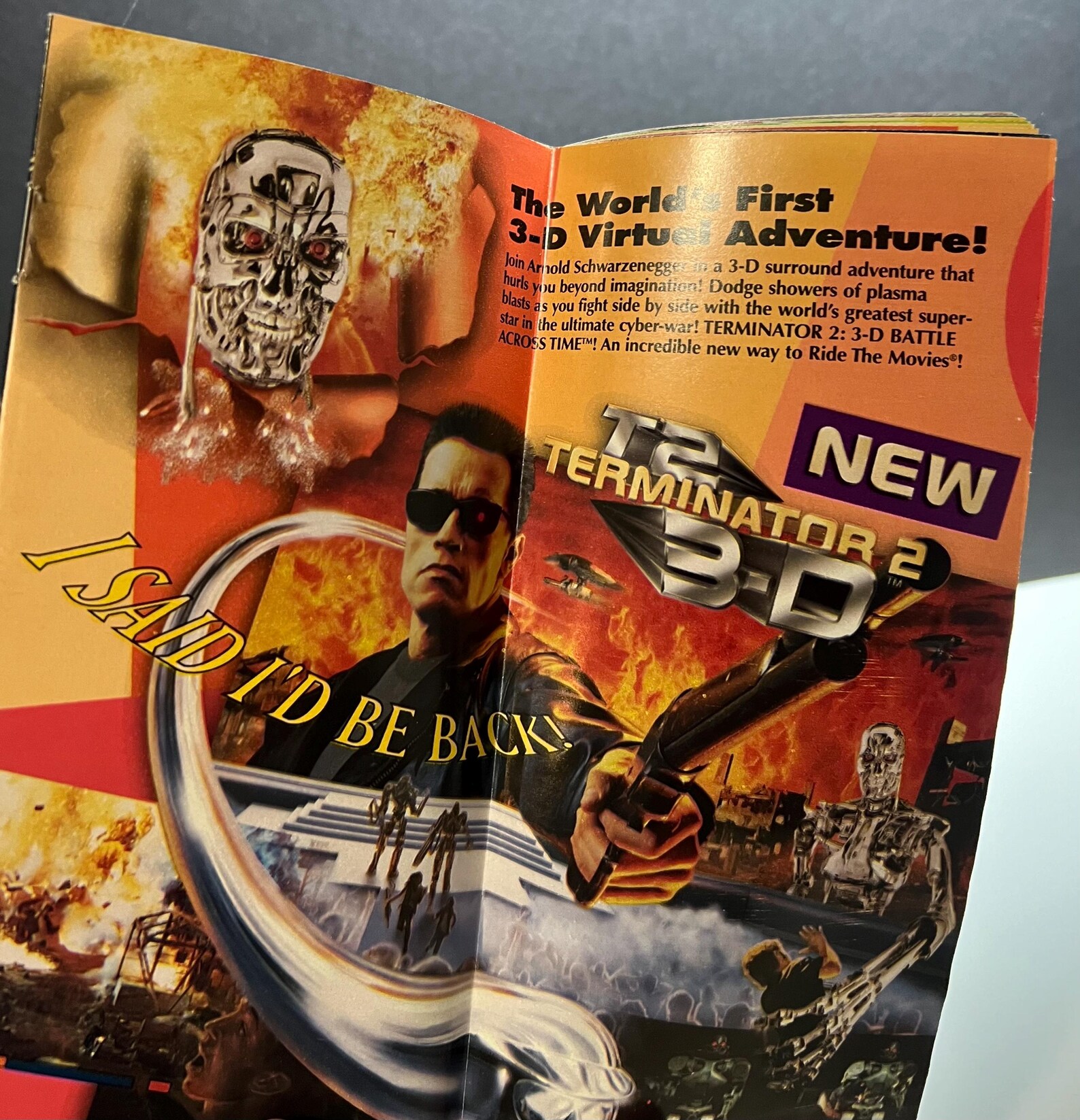 Vintage 1996 Universal Studios New Ride the Movies Theme Park Lobby ...