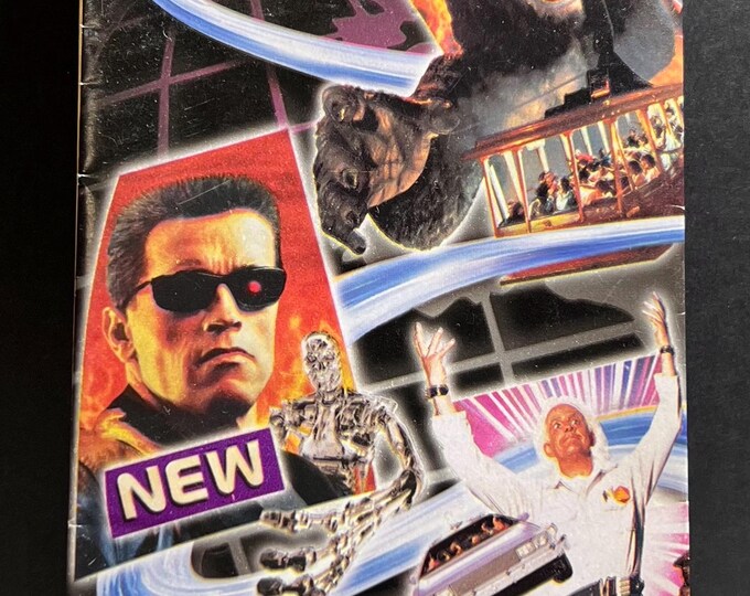 Vintage 1996 Universal Studios New Ride the Movies Theme Park Lobby ...
