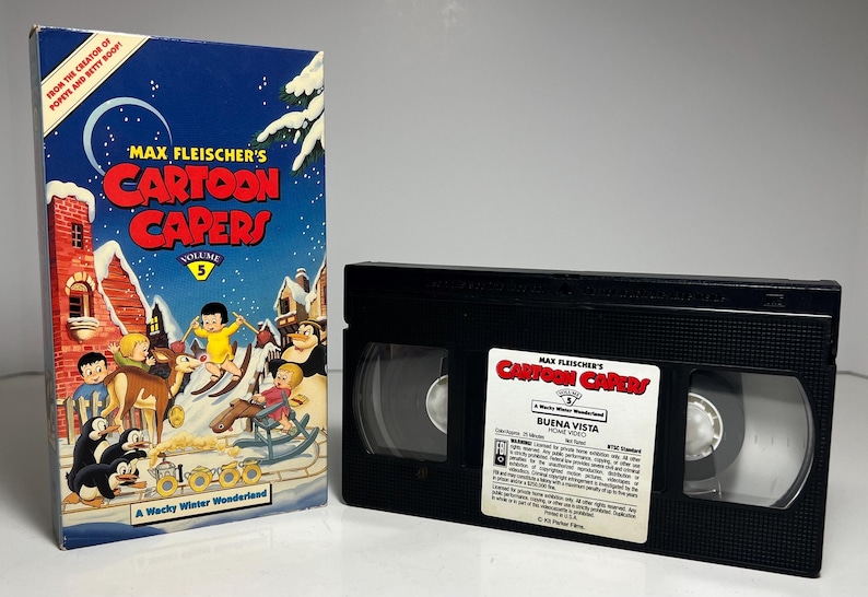 Vintage 1990’s Max Fleischer’s Cartoon Capers Volumes 5 “A Wacky Winter ...