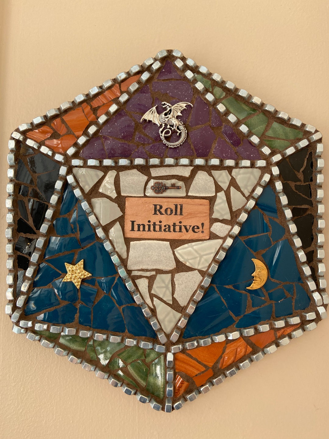 Dnd Dice - Roll Initiative - Dnd Gift - D20 - Decor - Dnd D20 - Dnd Art ...