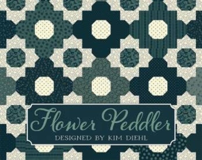 Flower Peddler Quilt Pattern by Kim Diehl - Etsy