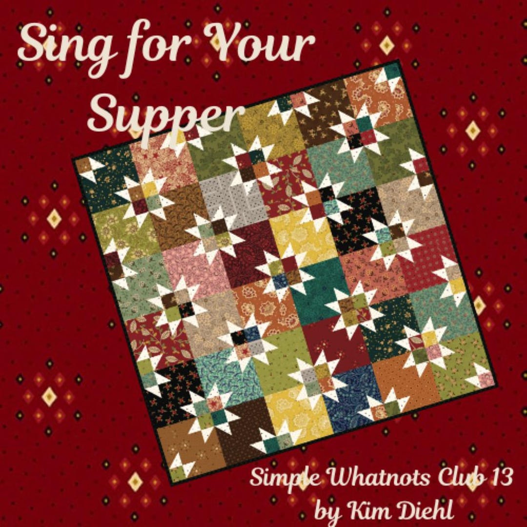 Sing for Your Supper Simple Whatnots 13 Kit by Kim Diehl - Etsy