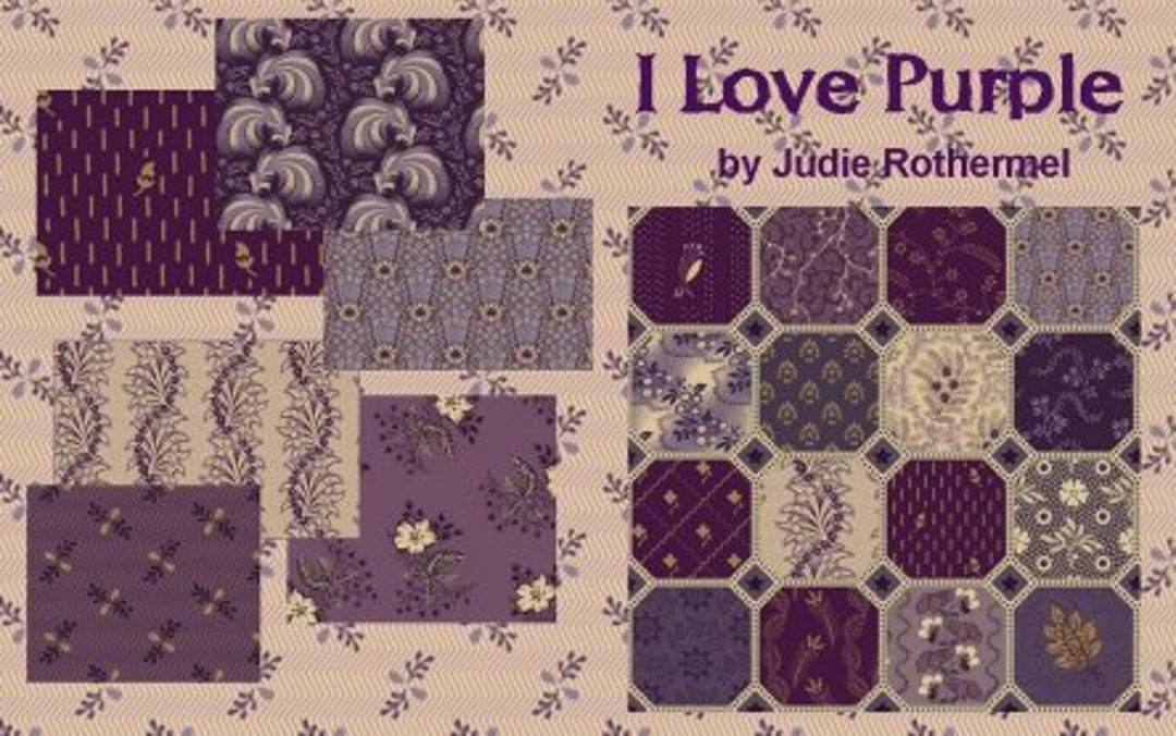 I Love Purple Chubb Pack by Judie Rothermel - Etsy