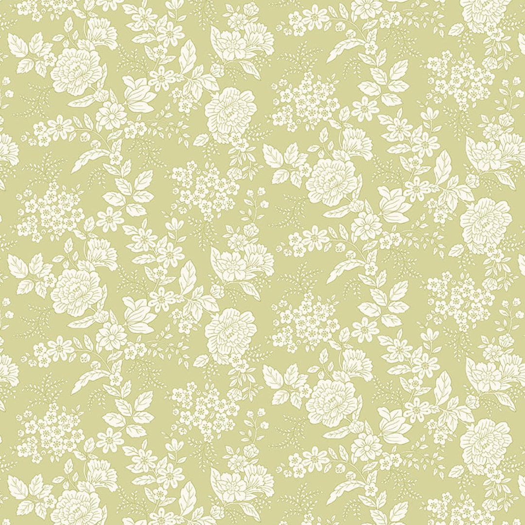 Tranquility by Kim Diehl - Light Green Floral (826-60) - Etsy