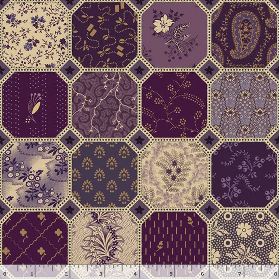 I Love Purple Purple Patchwork 0686D PURPLE - Etsy