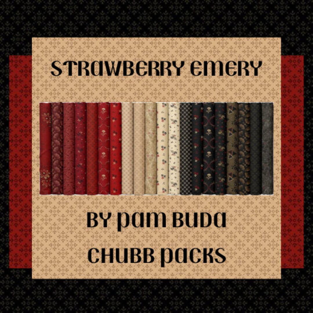 Strawberry Emery Chubb Pack by Pam Buda - Etsy