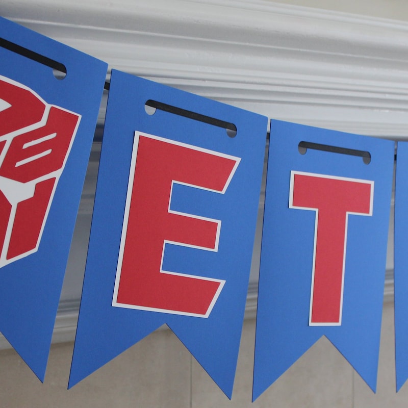 Transformers Party Decor - Etsy
