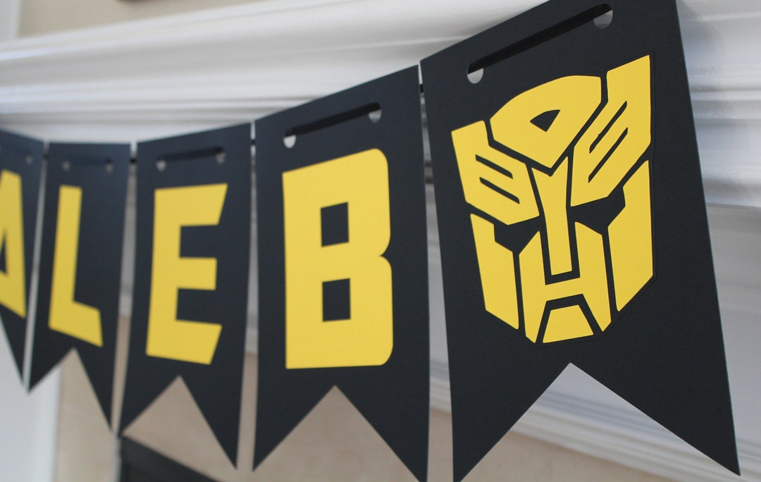 Personalized Bumblebee Banner Transformers Banner Bumblebee ...