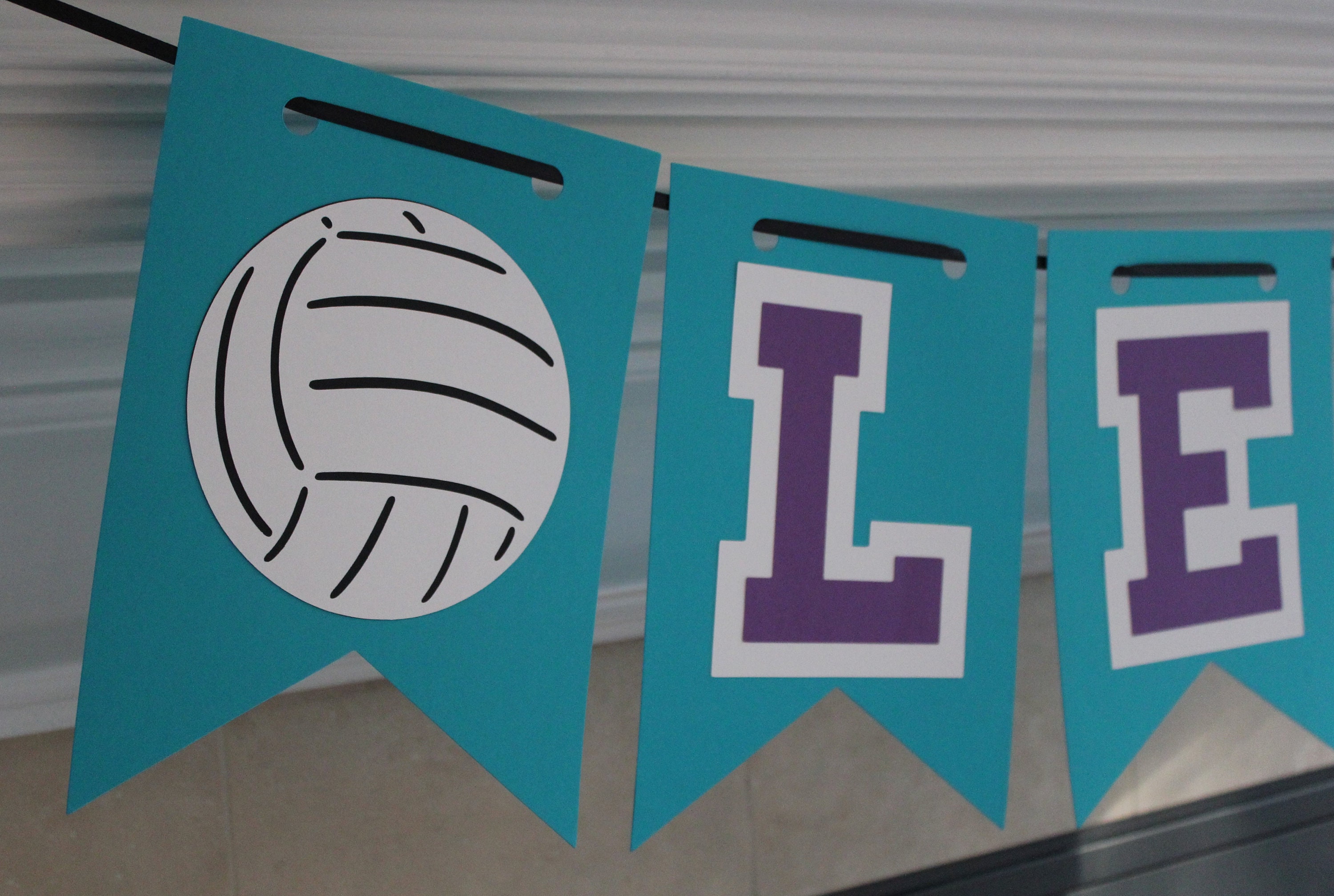 Personalized Volleyball Banner for Volleyball Player Birthday, Banquet ...