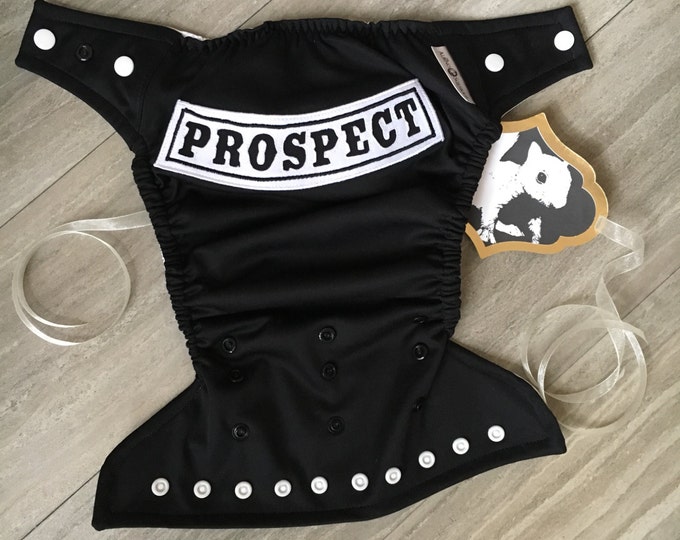 Prospect / Biker / Motorcycle / Baby Cloth Diaper Cover or Pocket ...