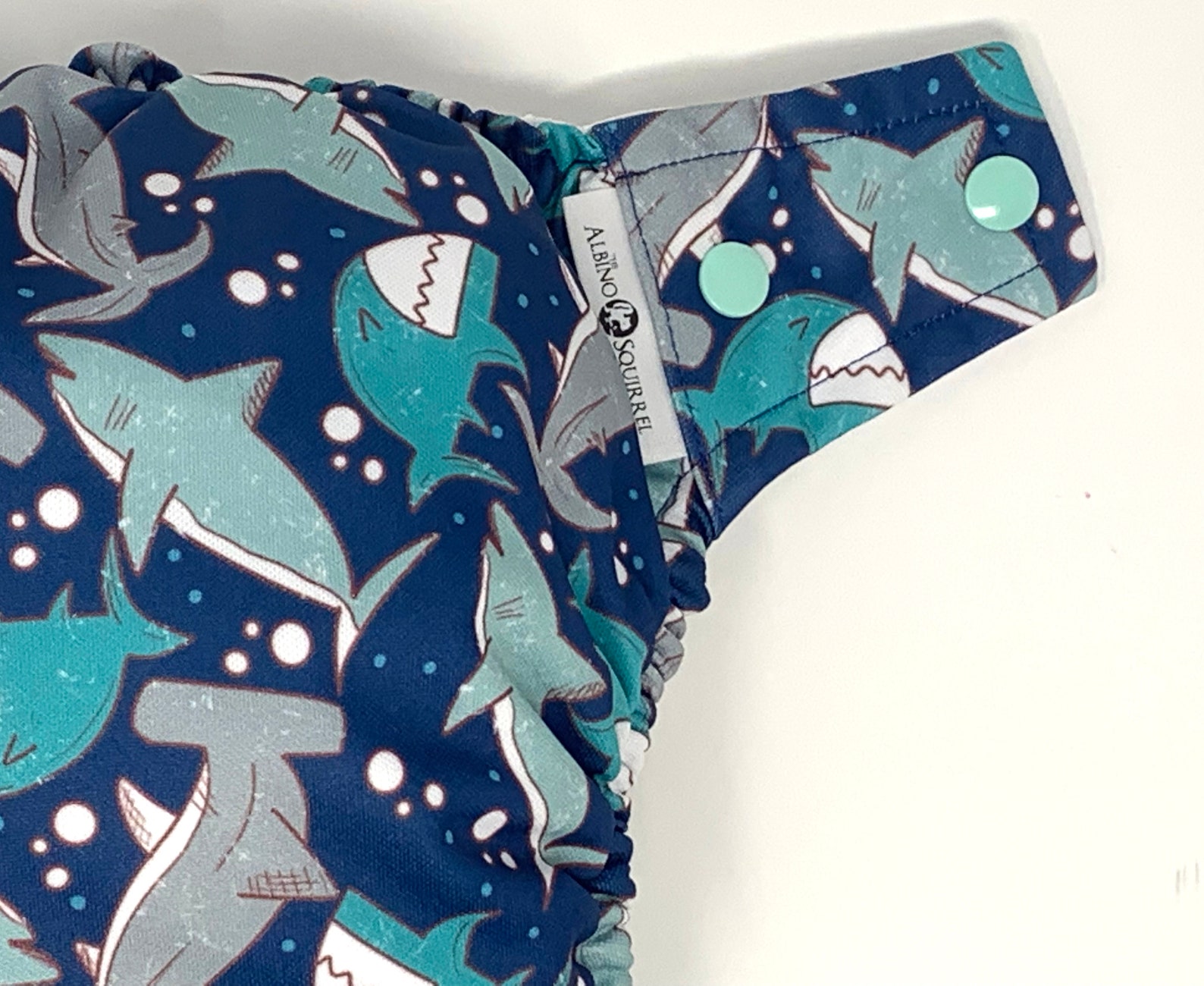Sharks Diaper Cover or Pocket Diaper one Size Baby Shower - Etsy Australia