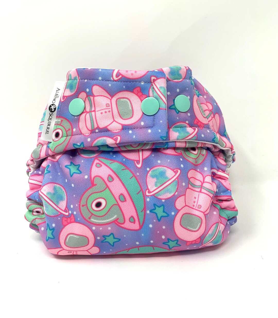 Space Aliens Diaper Cover or Pocket Diaper (one Size) - Etsy