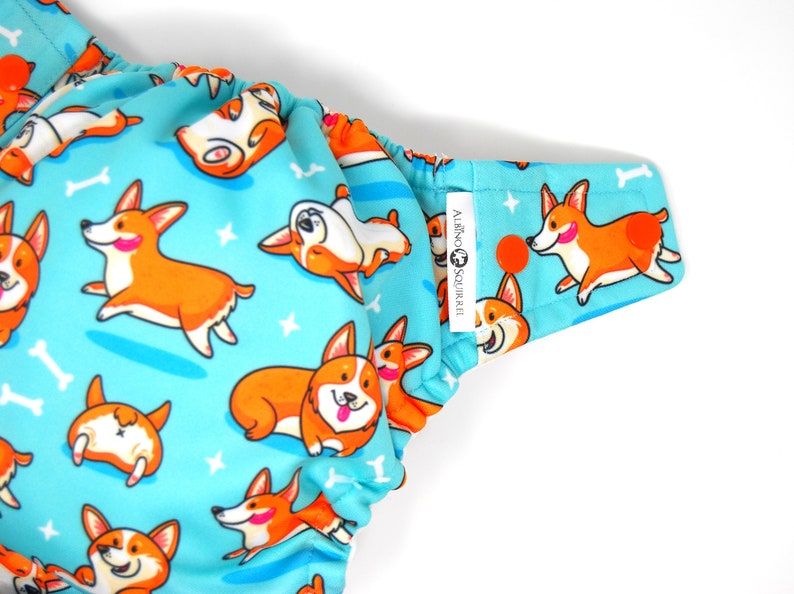 Corgi Cloth Diaper Cover or Pocket Diaper one Size - Etsy