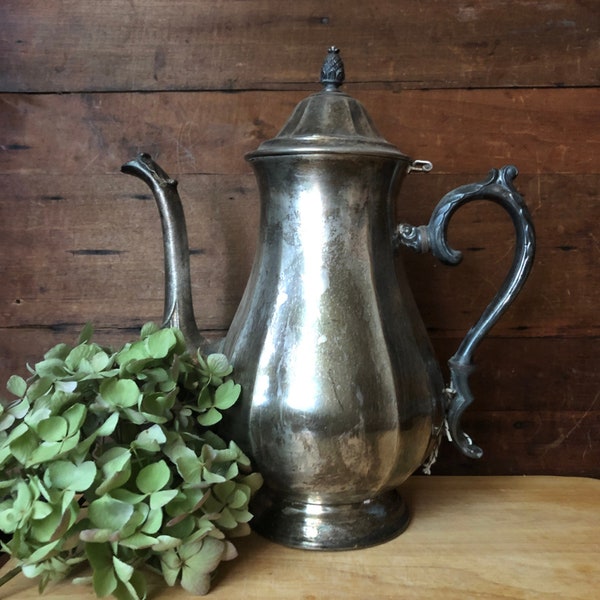 Silver Coffee Pot - Etsy