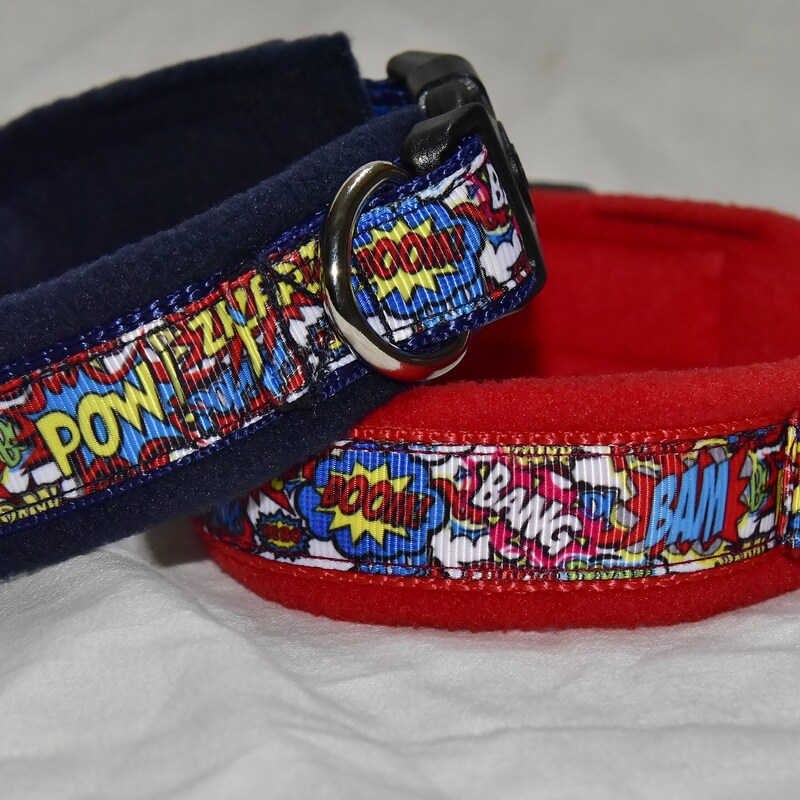 Superhero Dog Collar - Etsy UK