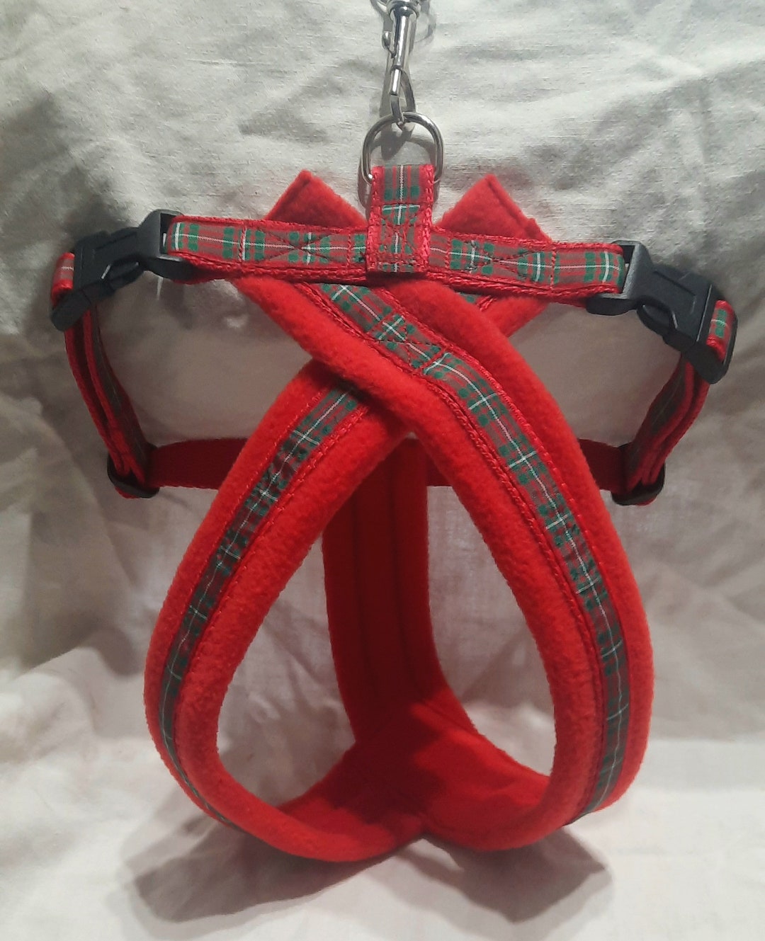 Dog Harness - Fleece Lined With Matching Lead Options Macgregor Tartan ...