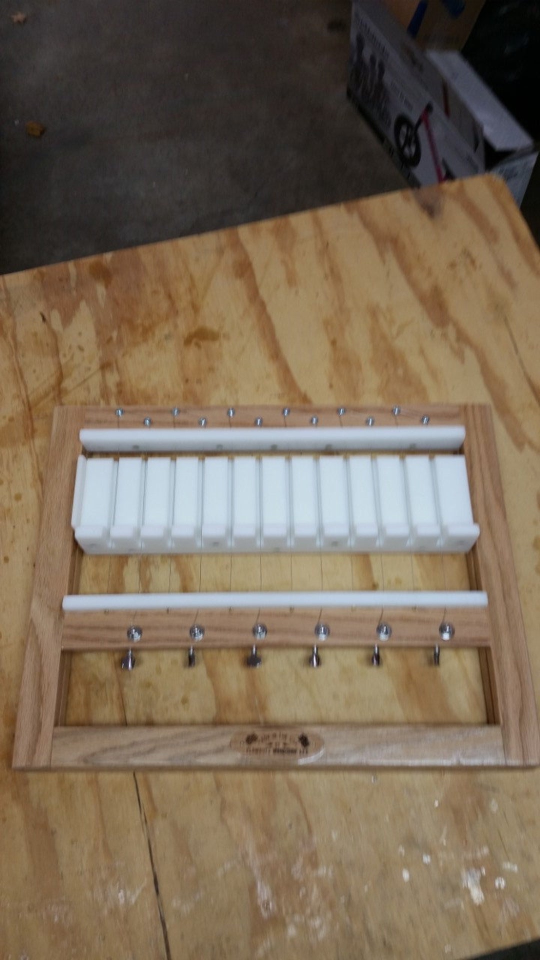 1 1/8 Handmade Wooden 12 Bar Multi Wire Soap Cutter Solid Oak and Hdpe ...