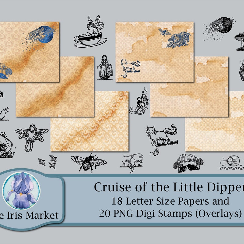 Fairy Digi Stamps - Etsy