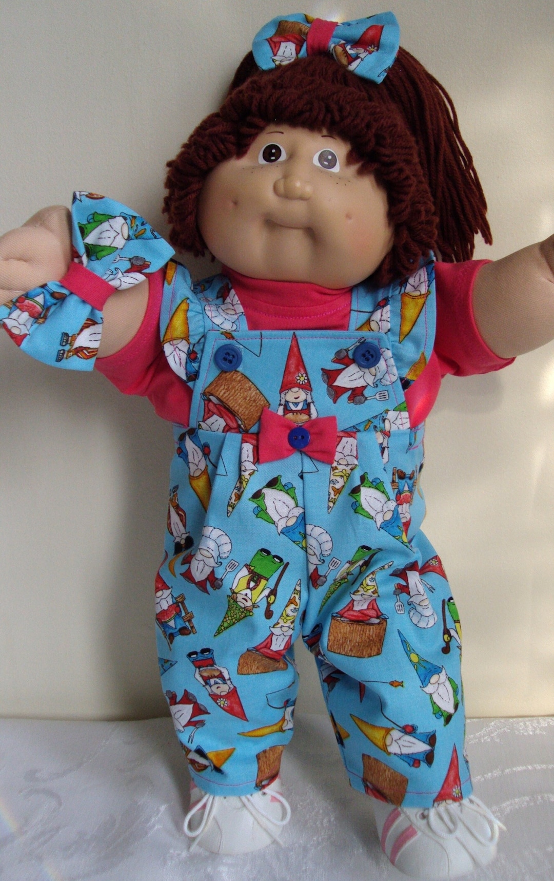 Ruffled Bib Overall Outfit Collection for 16 Cabbage Patch Girls ...
