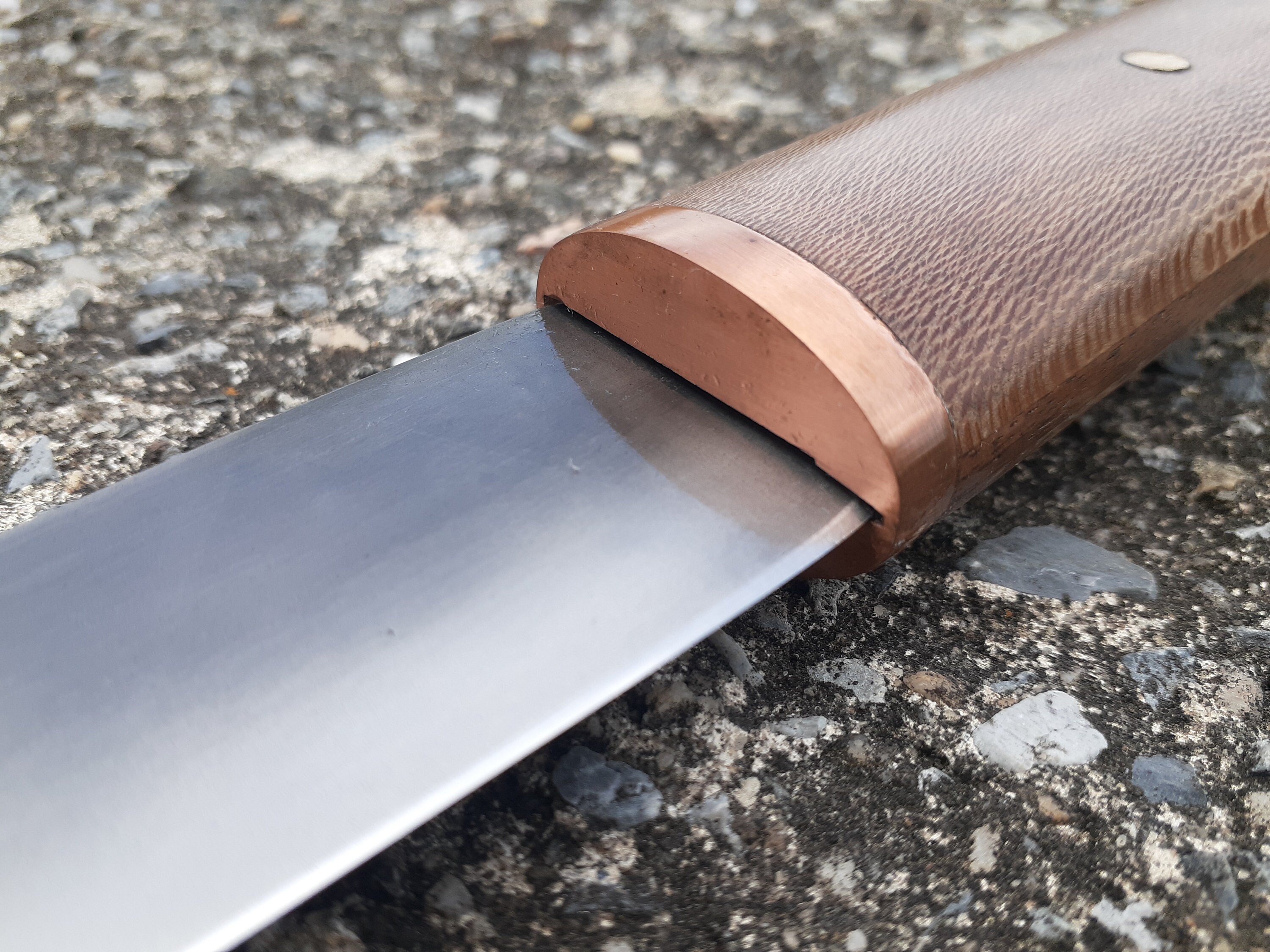 Norse Viking Seax Knife Chefs Knife Hand Forged Oak - Etsy