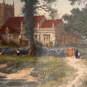 Signed B.W. Leader 1902 Landscape Print - Etsy