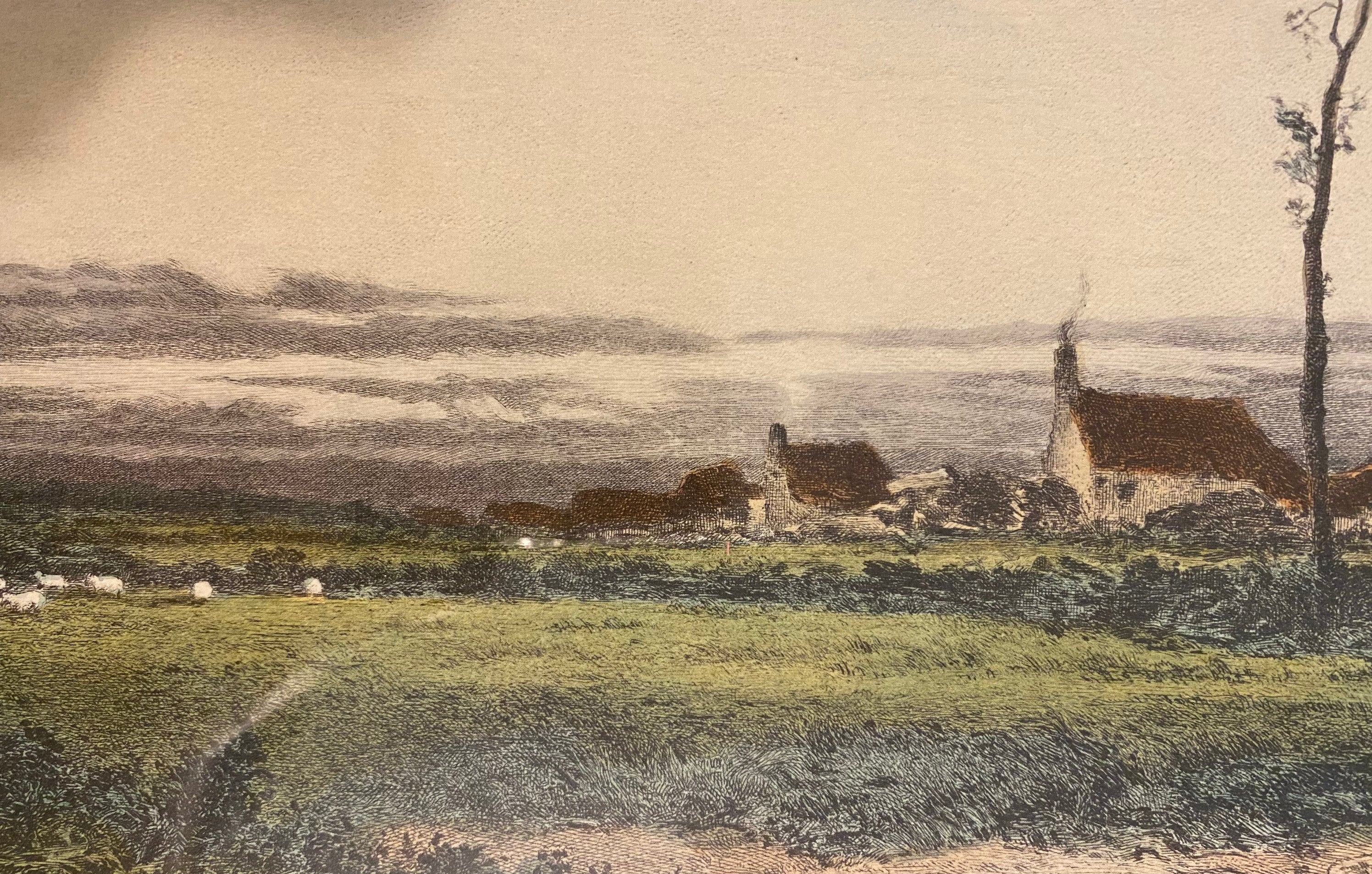 Signed B.W. Leader 1902 Landscape Print - Etsy