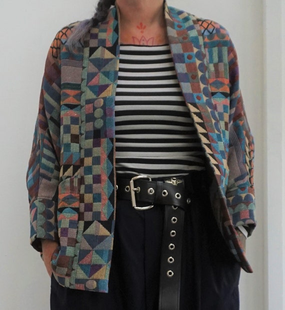 Batwing Jacket / Narrow Cuffs / Boxy Jacket / Jacket With - Etsy UK