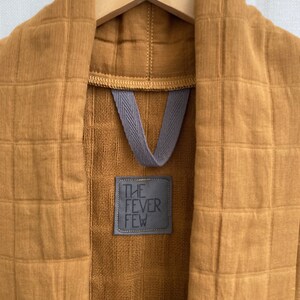 Short Quilted Jacket / Cinnamon / Batwing / 100% Cotton / Jacket With ...