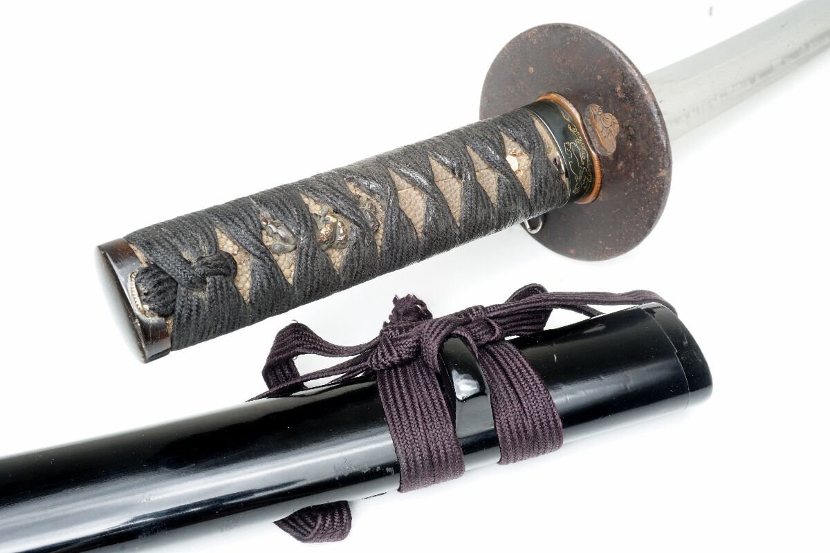 Art Hamon Temper Lines & Smithed: Antique Japanese Samurai Long O ...