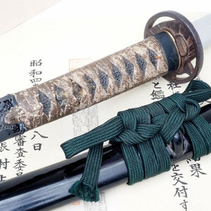 Dr. Murakami Attested Sword: Japanese Samurai Wakizashi "kinmichi 金道 ...