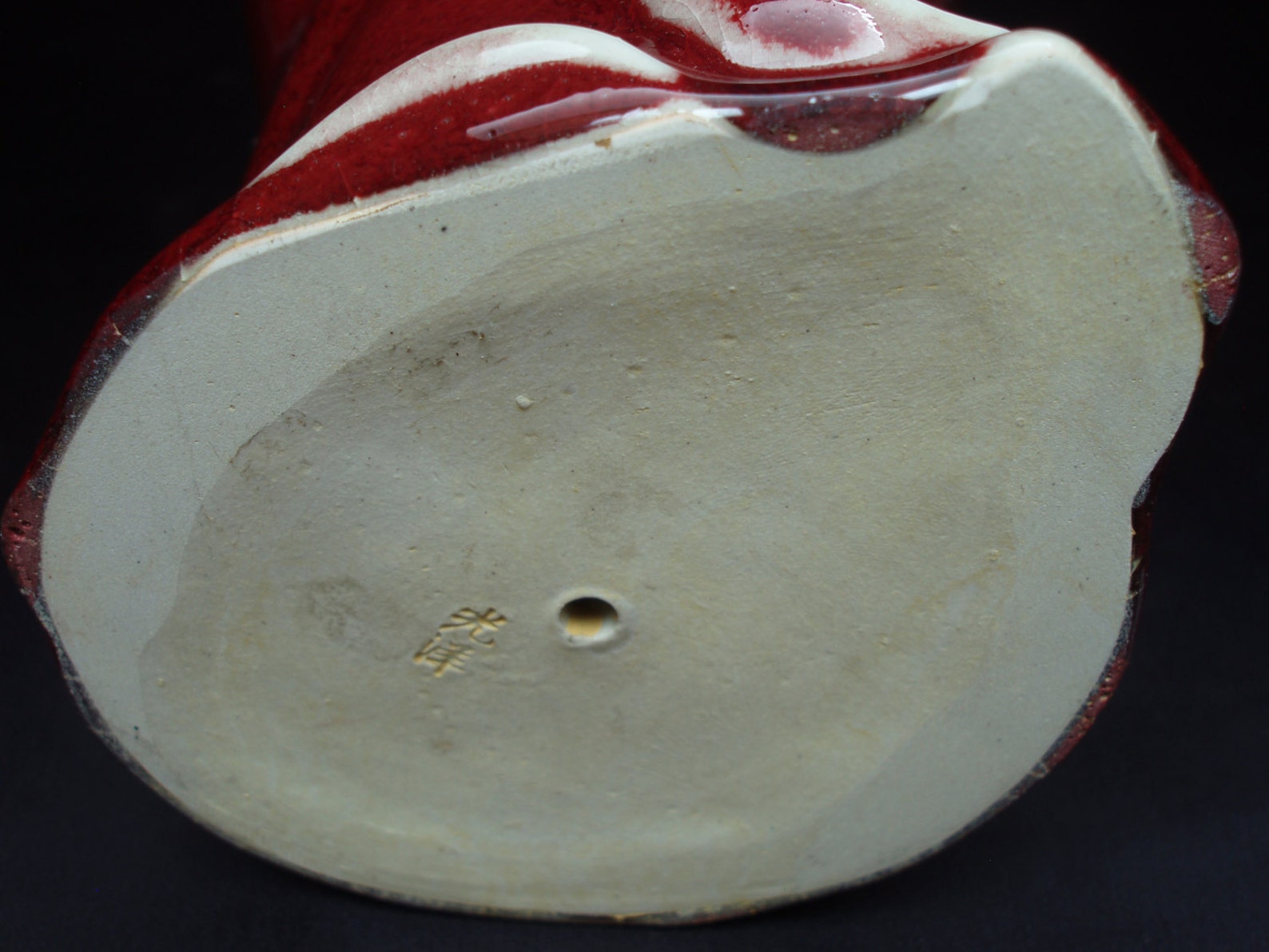 DARUMA Zen Monk Pottery & Porcelain Okimono Statue by KOUYOU W/ Box ...