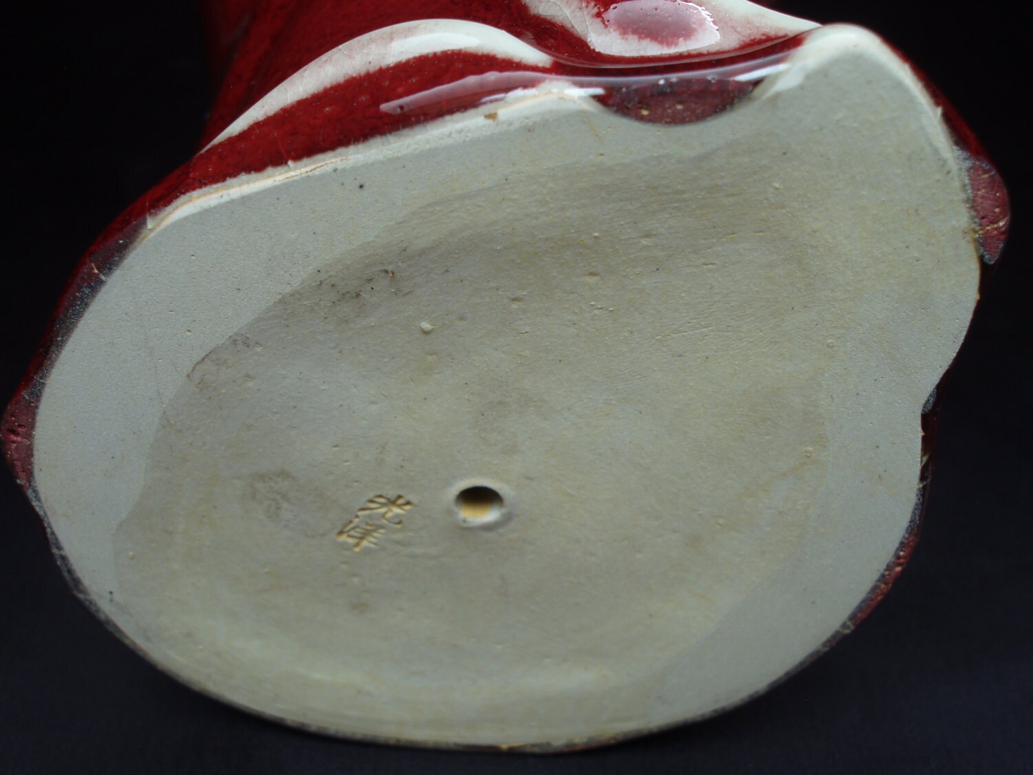 DARUMA Zen Monk Pottery & Porcelain Okimono Statue by KOUYOU W/ Box ...