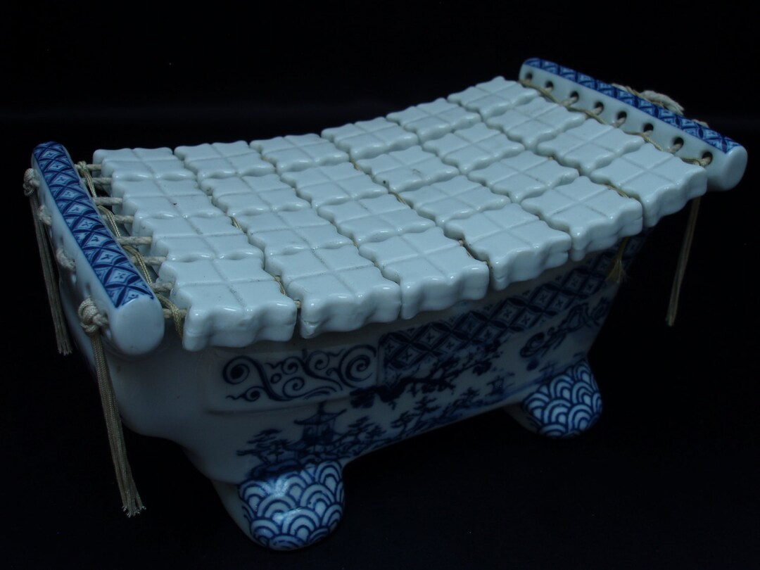 TOUCHIN Chinese Antique Vintage Pottery & Porcelain Pillow - Etsy