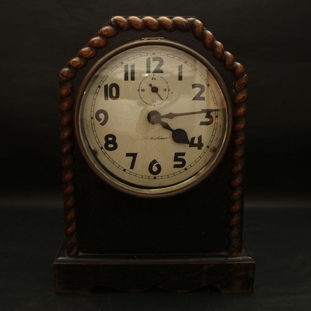 SHIKISHIMA Japanese Vintage Retro Stand Clock With a Key Functioning - Etsy