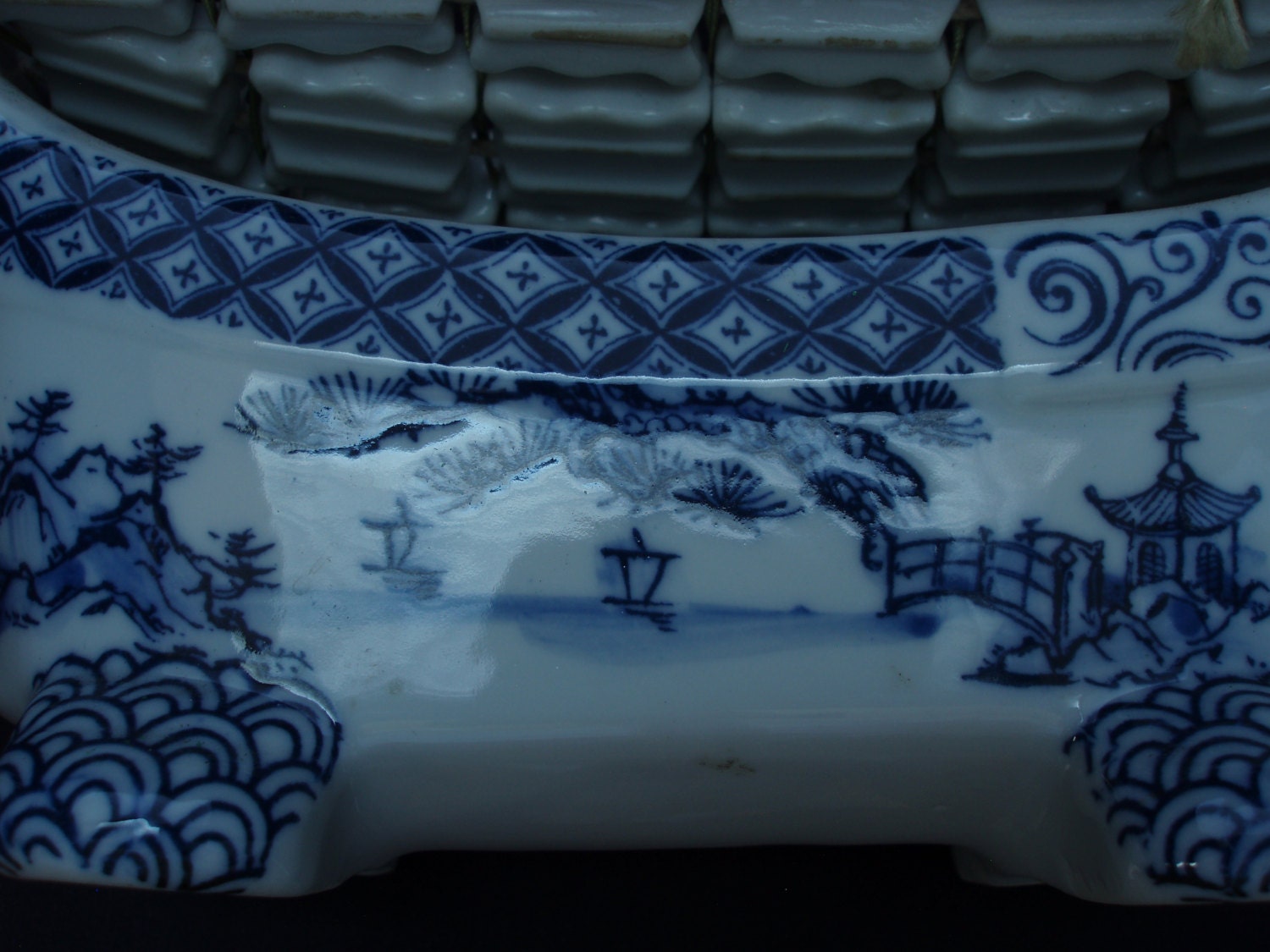 TOUCHIN Chinese Antique Vintage Pottery & Porcelain Pillow - Etsy