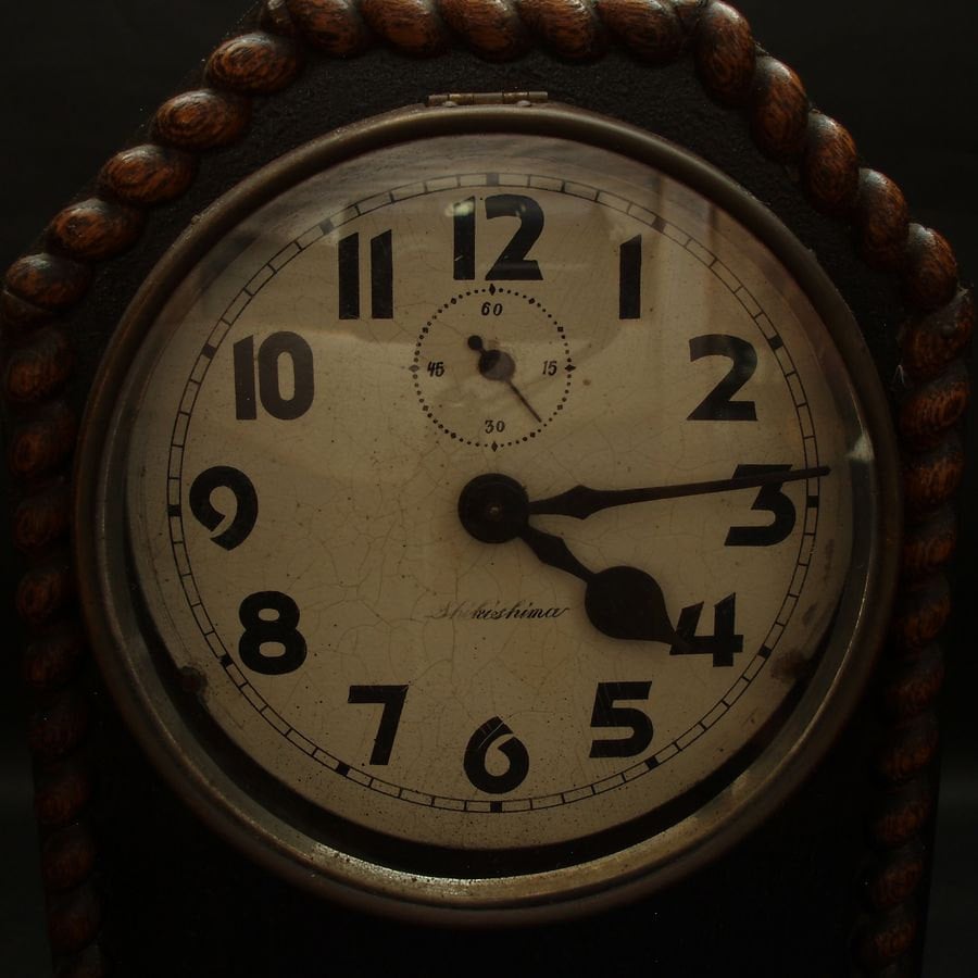 SHIKISHIMA Japanese Vintage Retro Stand Clock With a Key Functioning - Etsy