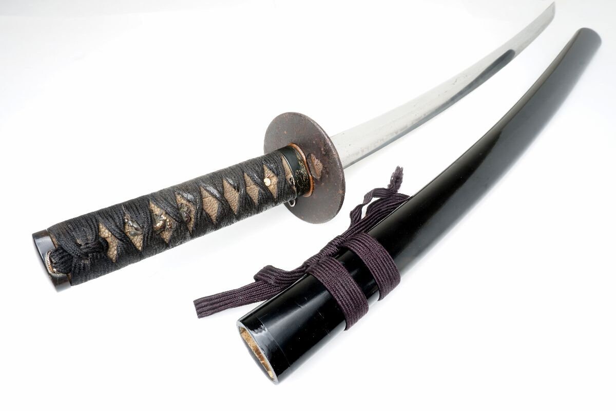 Art Hamon Temper Lines & Smithed: Antique Japanese Samurai Long O ...