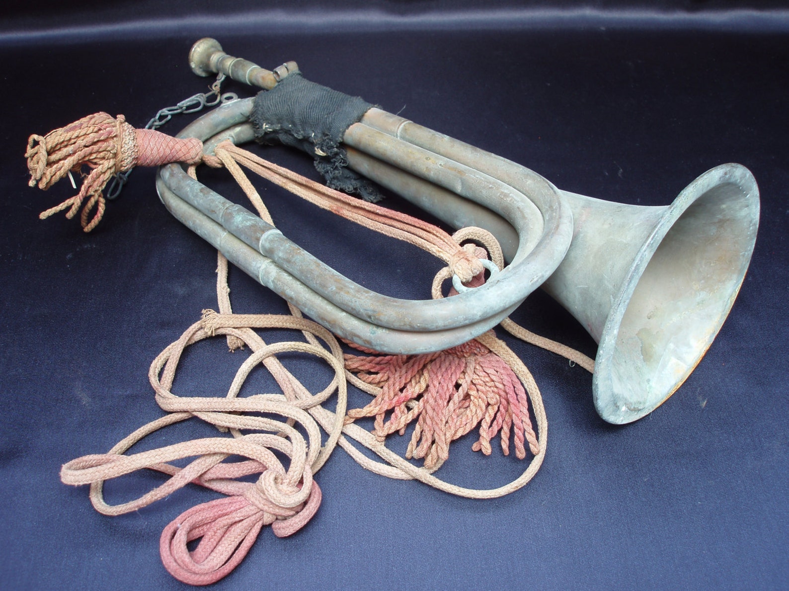 Original WW2 Imperial Japan Military Brass Bugle Trumpet W/ Mouthpiece ...