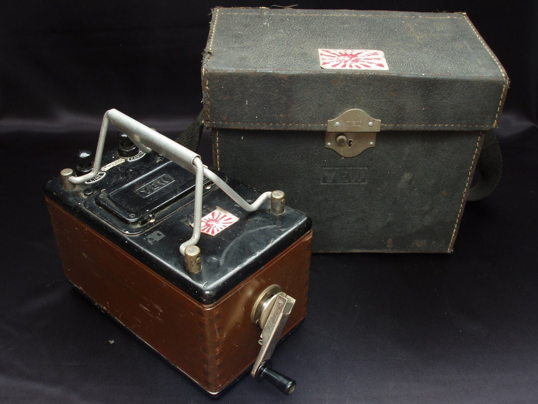 WWII Imperial Japan Insulation Resistance Tester W Military Flag ...
