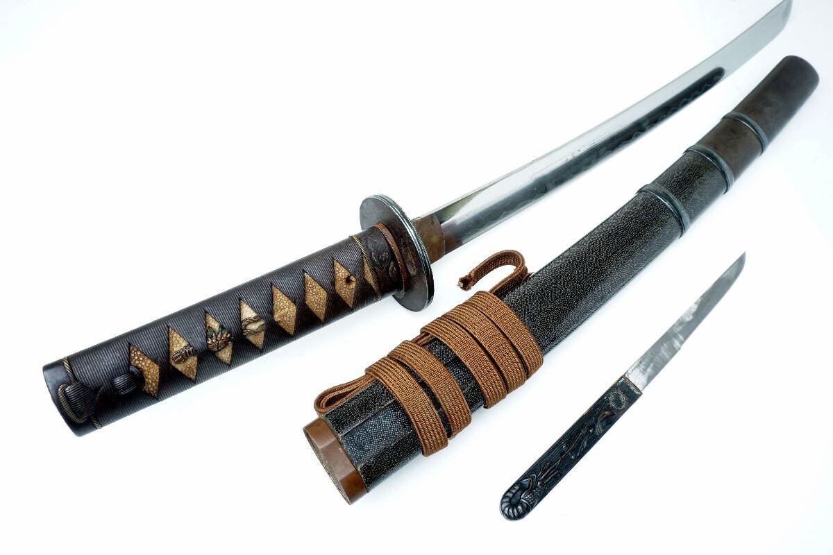 Antique Japanese Samurai Wakizashi Sword Signed kuniie 國家 Katana ...