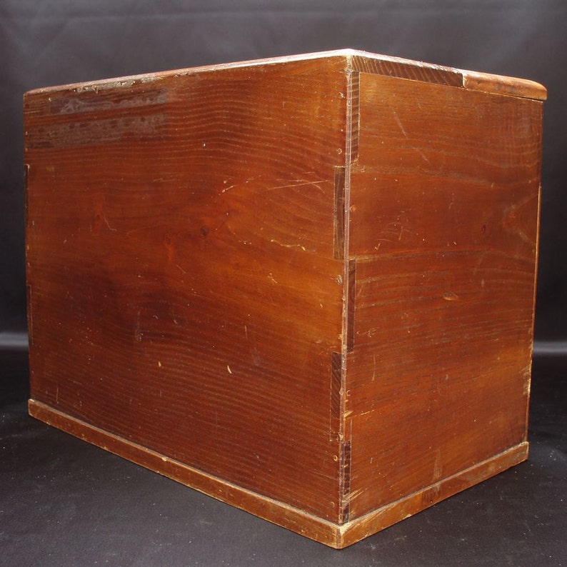 Japanese TANSU Chest Jewelry Box W 4 Drawer & Top Storage Lacquered ...