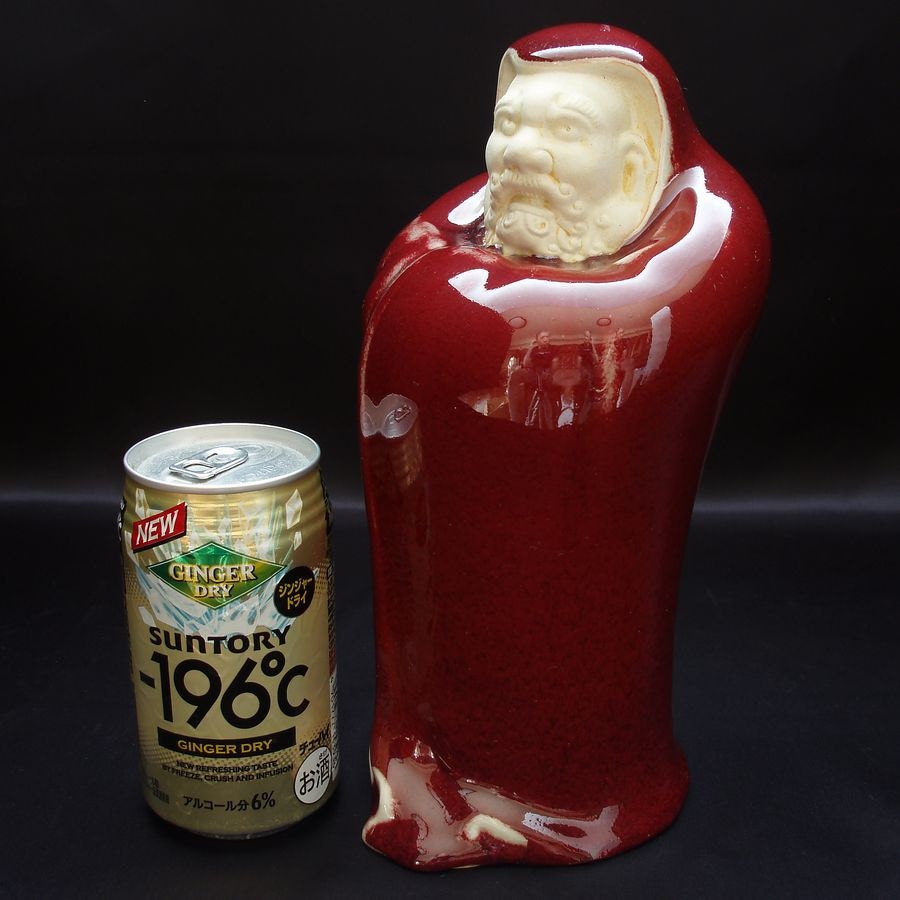 DARUMA Zen Monk Pottery & Porcelain Okimono Statue by KOUYOU W/ Box ...