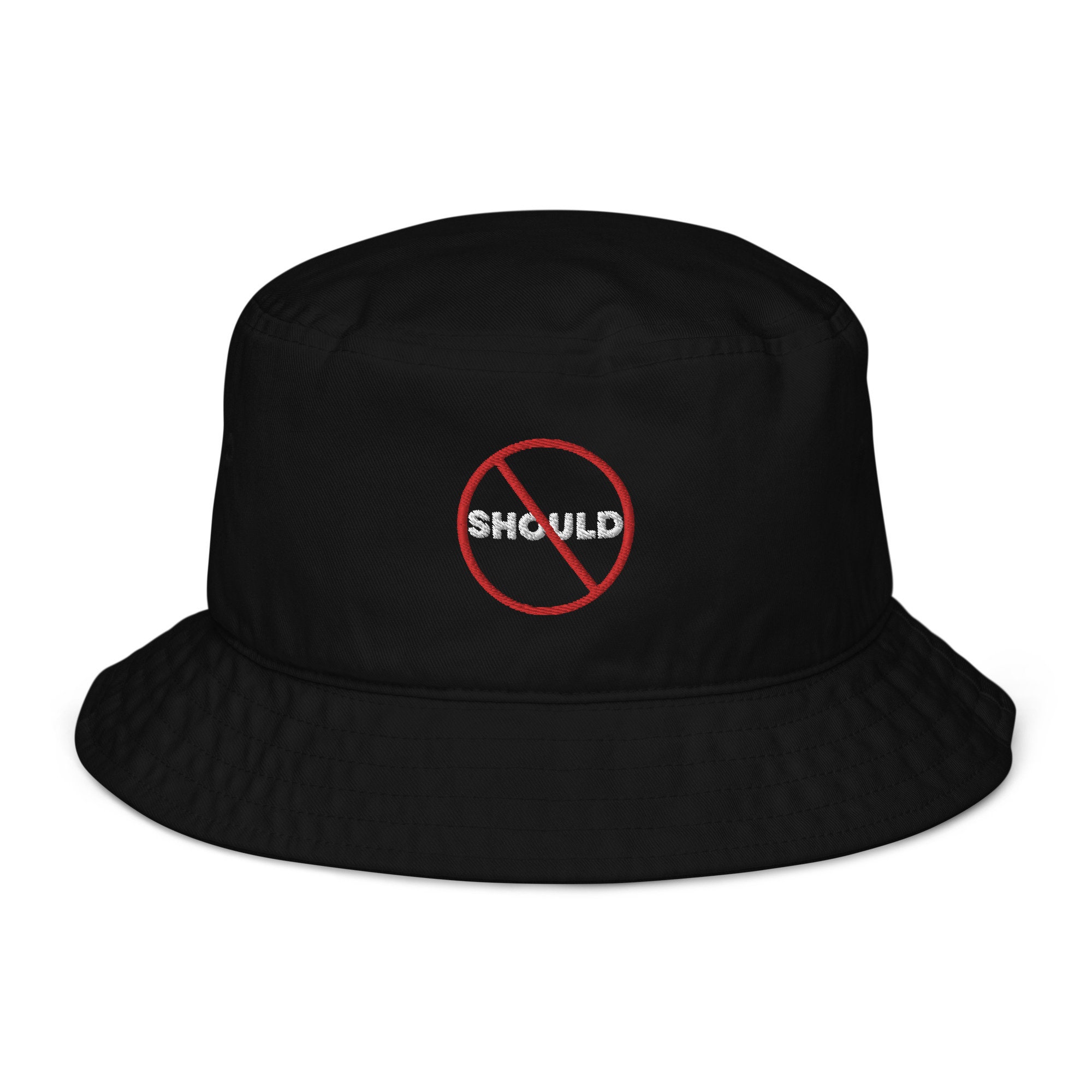 NO SHOULDS Organic Bucket Hat - Etsy