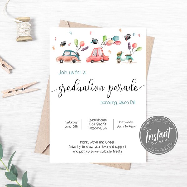 Graduation Announcement 2020 - Etsy