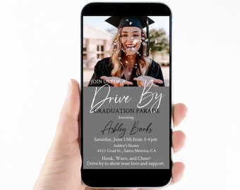Graduation Parade Drive by Graduation Invitation Quarantine | Etsy