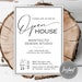 Open House Invitation Template | Mixer Invite | Small Business ...