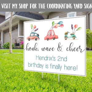 Party Favor Tag, Drive by Birthday Invitation, Quarantine Birthday ...